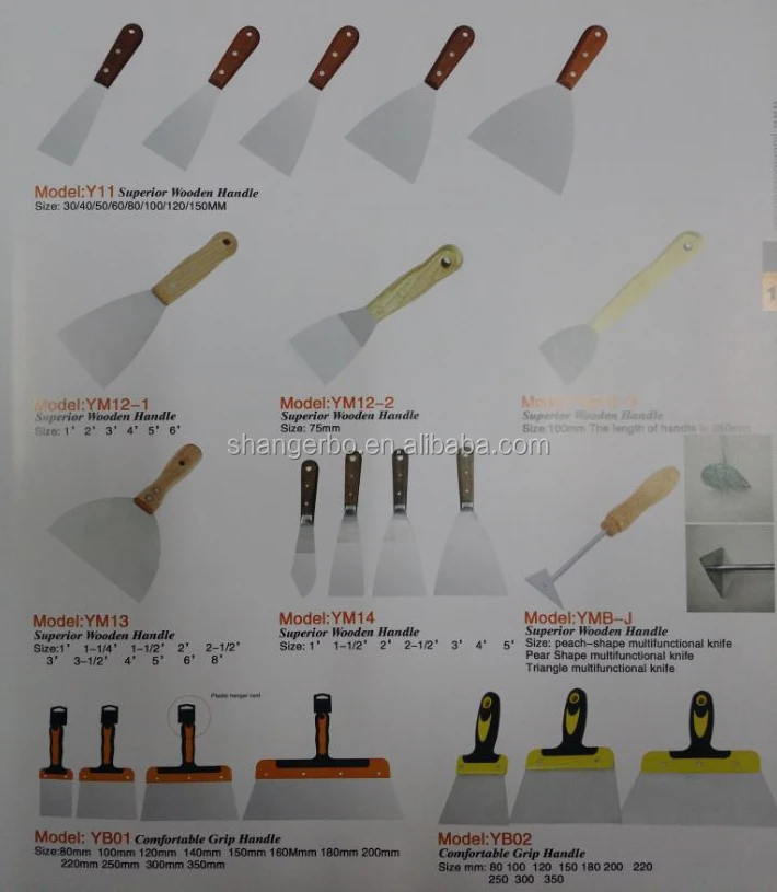 1" To 10" Inch Stainless Steel Flex Blade Paint Spatula - Buy Paint ...