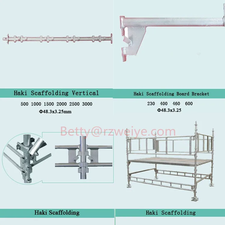 Haki Scaffolding System Parts Galvanized Steel Wall Brackets - Buy ...
