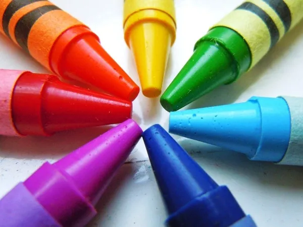 Standard Sized Crayons in Bulk Single Color Red (64 Options)