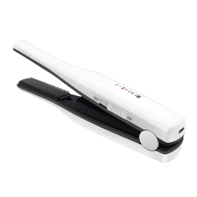 Mini Flat Iron 1/2 Inch Ceramic Tourmaline Usb Rechargeable Lithium ...