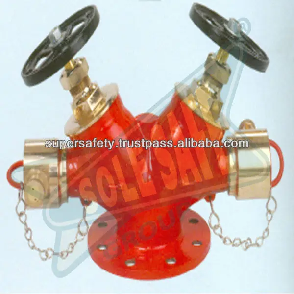 FIRE FIGHTING DOUBLE HEADED HYDRANT VALVE (SFT-0443)