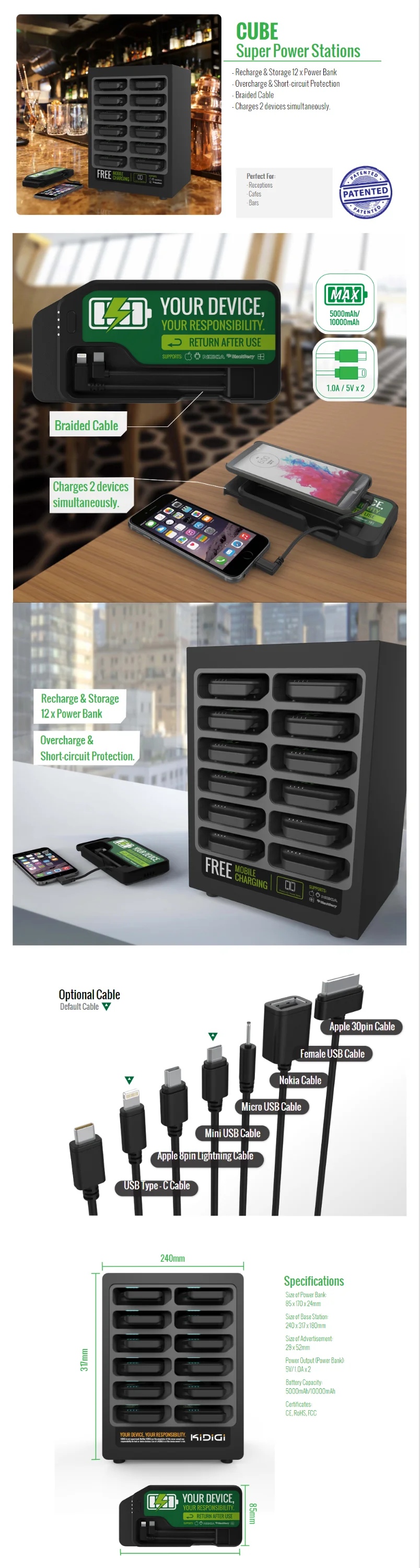 Cube Super Power Station 5kma /10kma,Cube Charging Station For ...