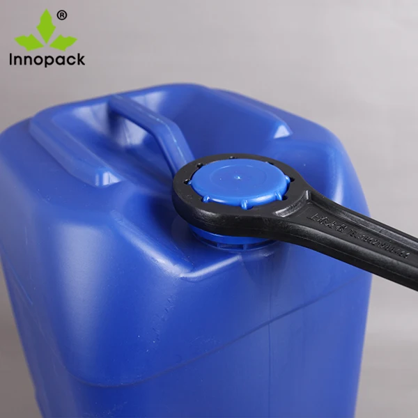 25L Stackable Blue Plastic Solvent Bottle with Screw Cap