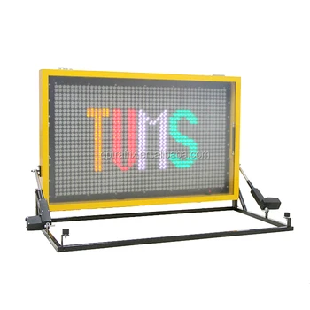 Outdoor Programmable Vehicle Mounted Vms Led Portable Matrix Display ...