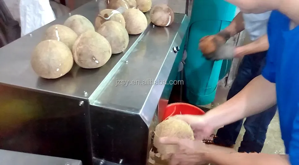 Jzsy 800-1200pcs Commercial Stainless Steel Automatic Dry Coconut Skin ...