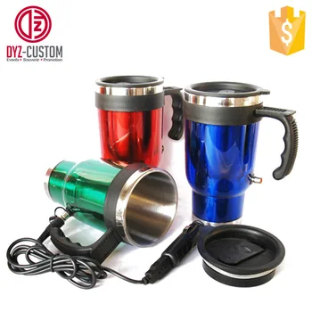 Usb Heated Stainless Steel Travel Mug 16oz Heated Thermal Travel Mug ...