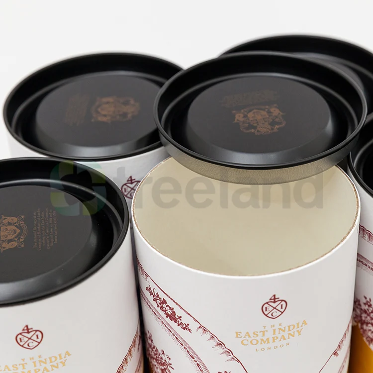 Custom Printed Cylinder Chocolate Boxes Paper Cylinder Packaging Box ...