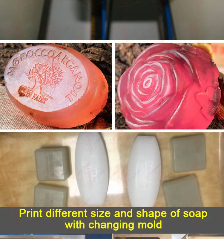 Handmade production equipment bar bath soap making soap press stamping ...