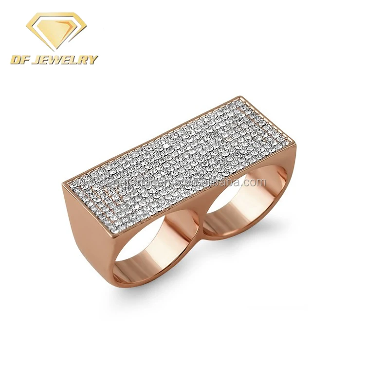 Wholesale Jewelry Online Custom Men Two Finger Ring - Buy Wholesale ...