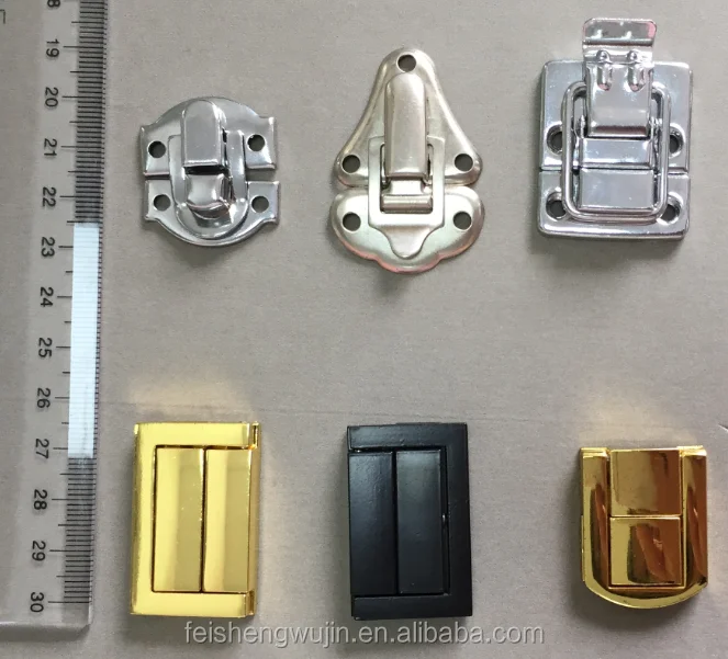Secure Your Jewelry with Nickel Color Box Locks - FS1051