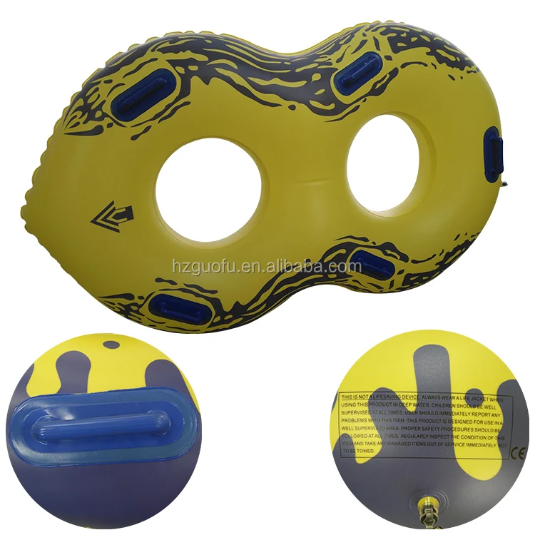 Heavy Duty Waterpark Inflatable 2 Person Water Slide Tube For Adults ...