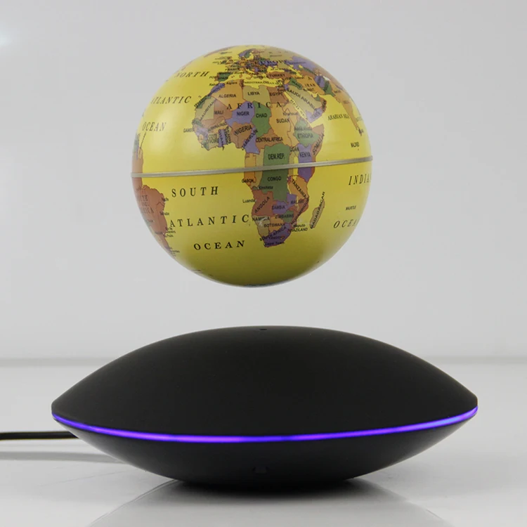China Regional Feature Bottom Magnetic Floating Rotating Mini World ...