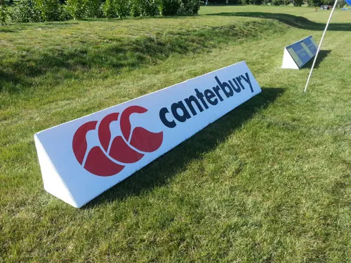 Triangle Foam Wedge Advertising Banners Sports Advertising Wedge - Buy ...