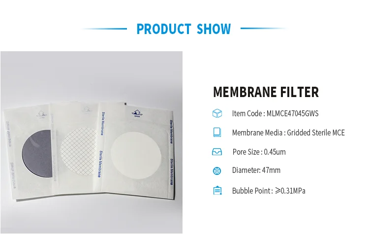 MCE White and Black Grid Membrane Filter - HAWACH or OEM