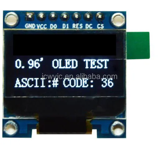 0.96 Inch I2c Iic Serial 128x64 Oled 0.96 Module And Display - Buy 0.96 ...