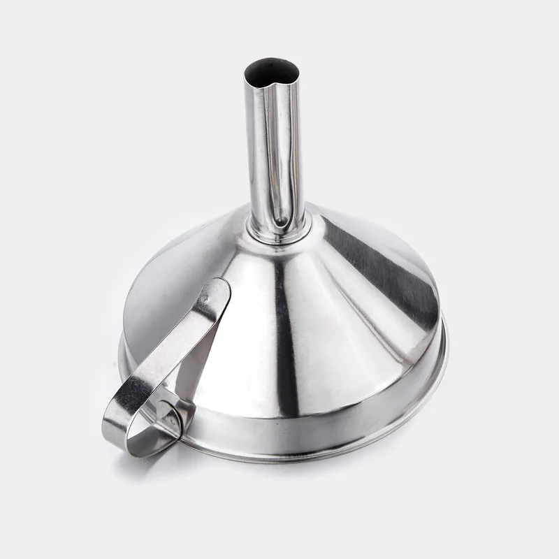 Stainless Steel Funnel With Removable Strainer /metal Funnel In ...
