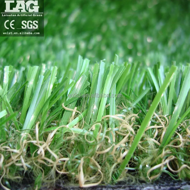 Pile Height 15mm-50mm Natural Grass 3/8 Inch 1/2 Inch Gauge Multi-layer ...