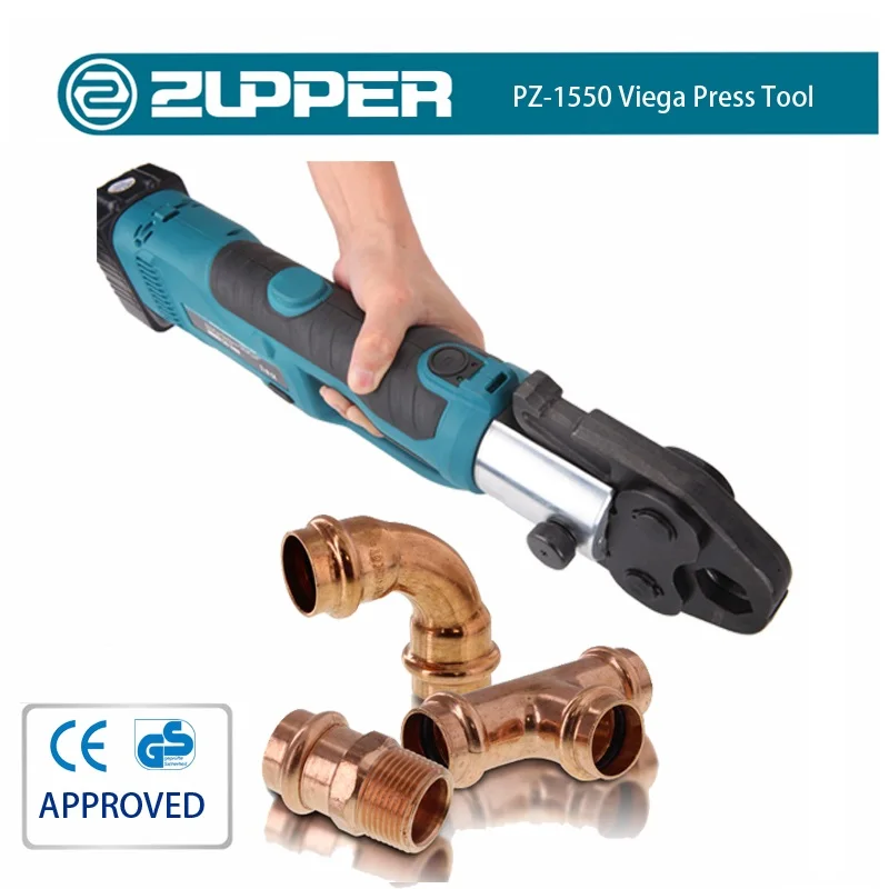 Zupper Ht-1550 Hydraulic Copper Compression Tool Copper Pipe Crimping ...