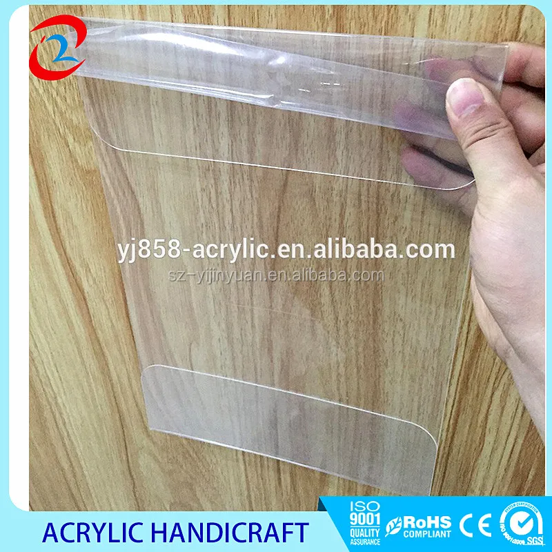 Wall Mountable Acrylic Poster Picture Sign Holder With Back Foam ...