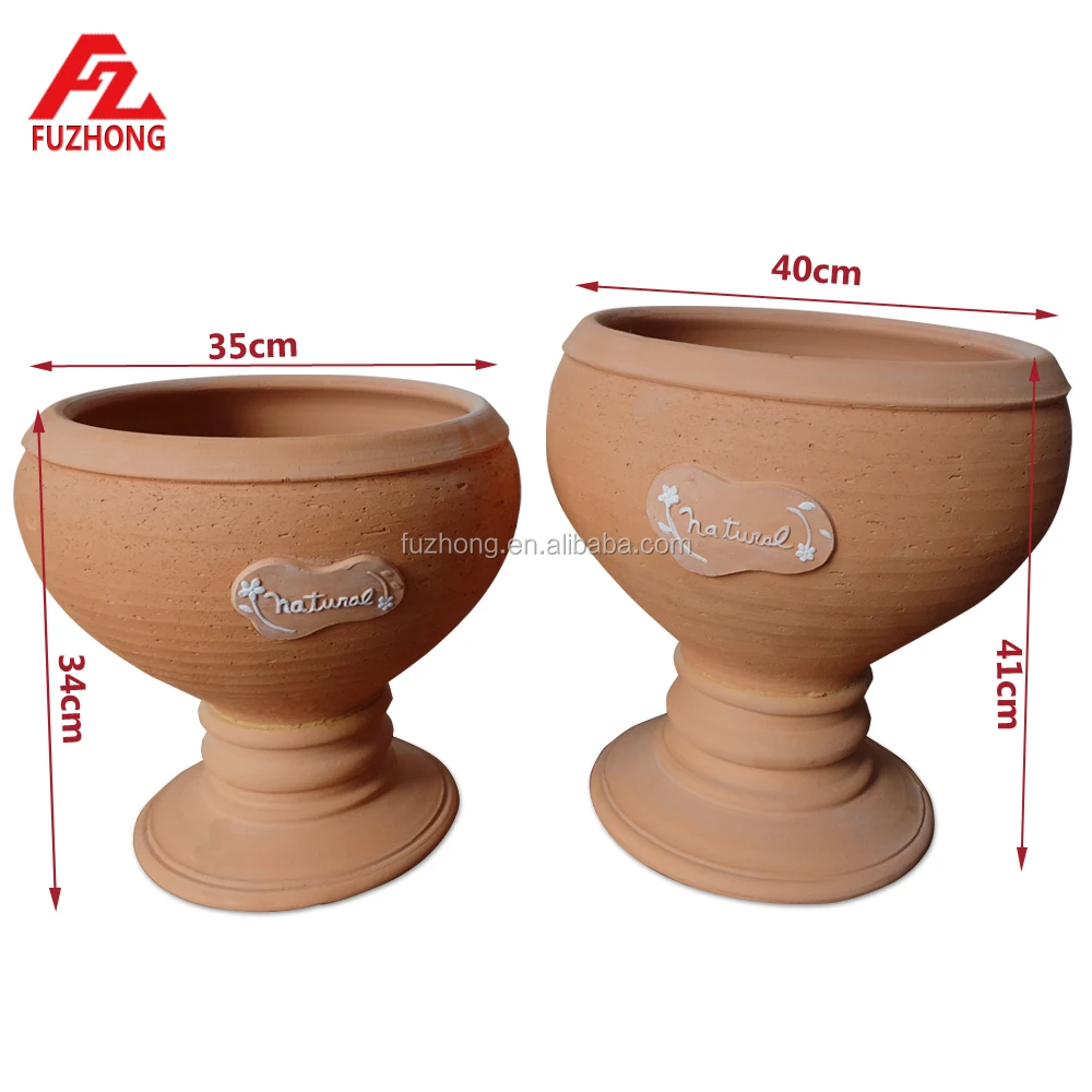 Giant Flower Pot/large Clay Pot/terracotta Pot - Buy Giant Flower Pot ...