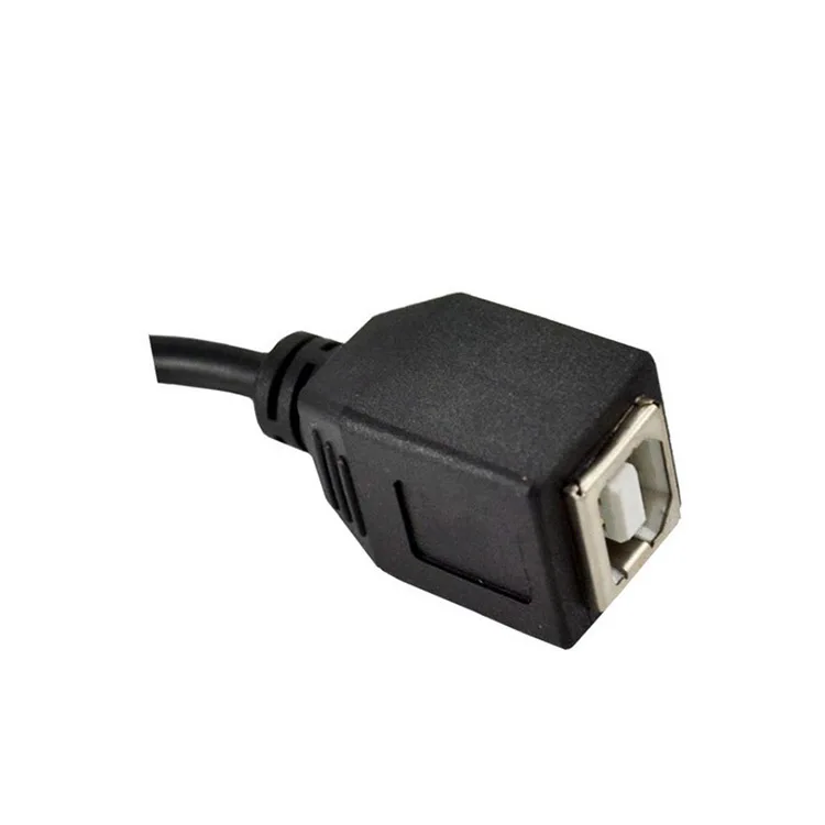 Usb 2.0 B Jack To Rj45 Male Panel Mount Socket Adapter Printer ...