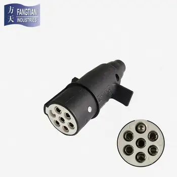 Iso 3731 Trailer Adapter Plug S Type 7 Pin Trailer Plug 24v 12v - Buy ...
