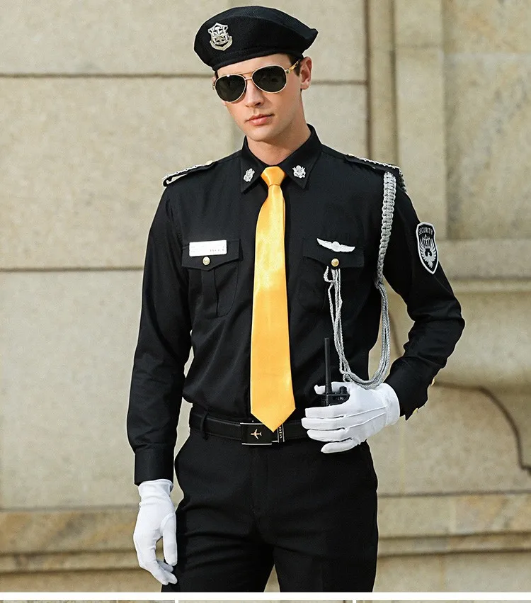 Man Security Prison Guard Dress Uniforms Shirts - Buy High Quality ...