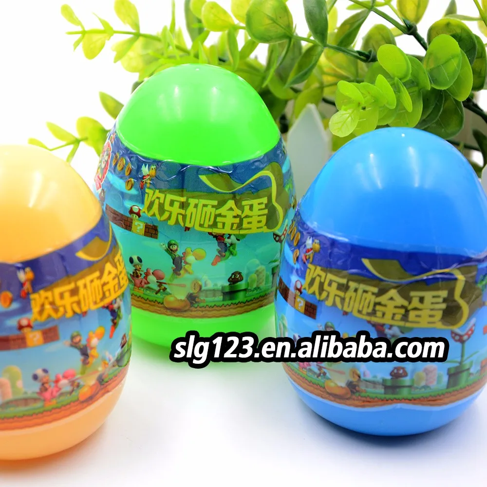 Plastic Verrassing Ei Met Fluitje Speelgoed Snoep Binnen Tattoo En Zure ...