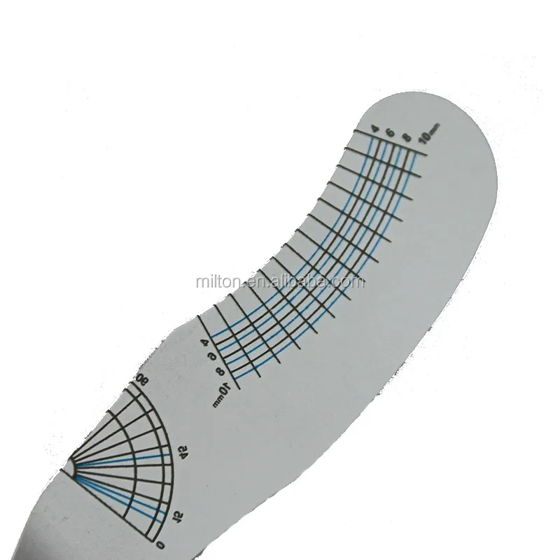 Curling Degree Ruler Lashes Symmetrical Positioning Extension Styling ...