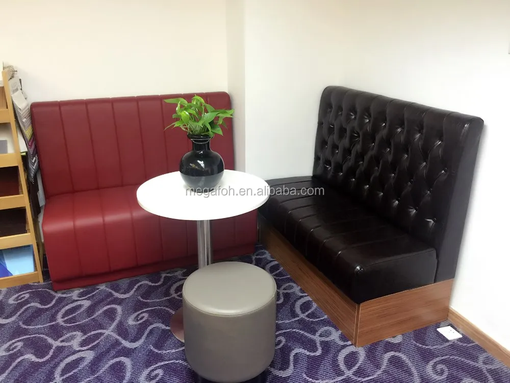 Modern Royal Blue Restaurant Corner Booths Round Booth Seating Design ...