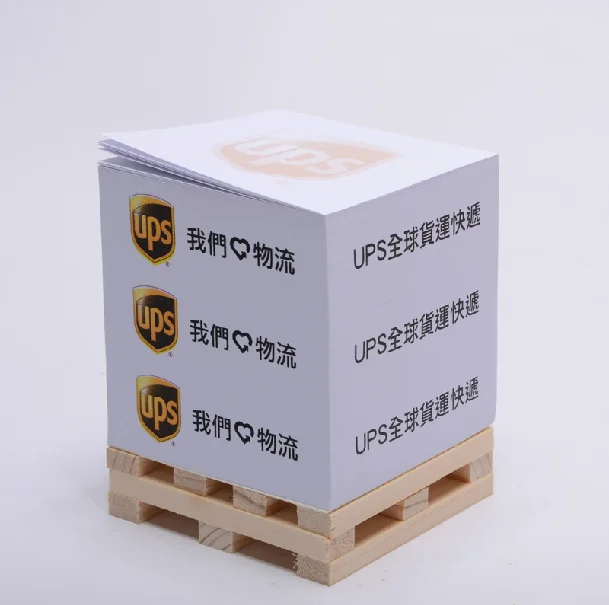 Fancy Paper Cube Block Sticky Note On Wooden Pallet - Buy Wooden Pallet ...