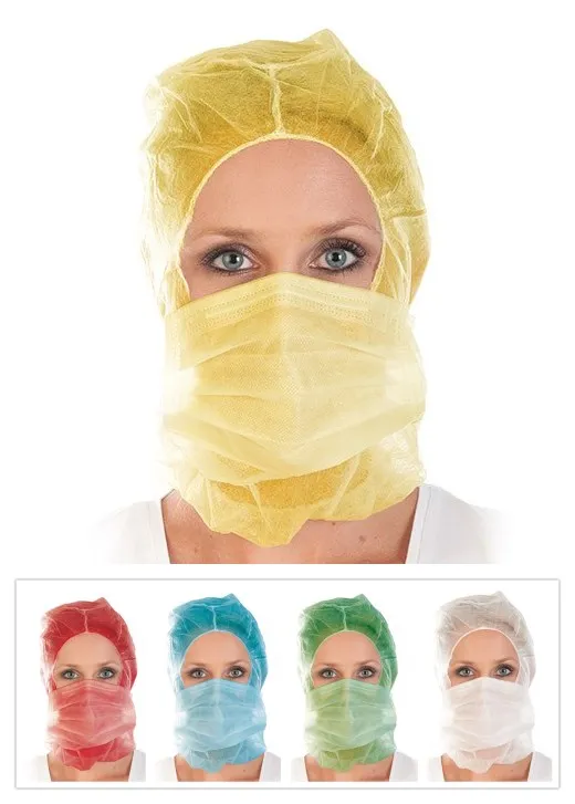 Cleanroom Balaclava Style Hairnet Disposable Nonwoven Hood Blue - Buy ...