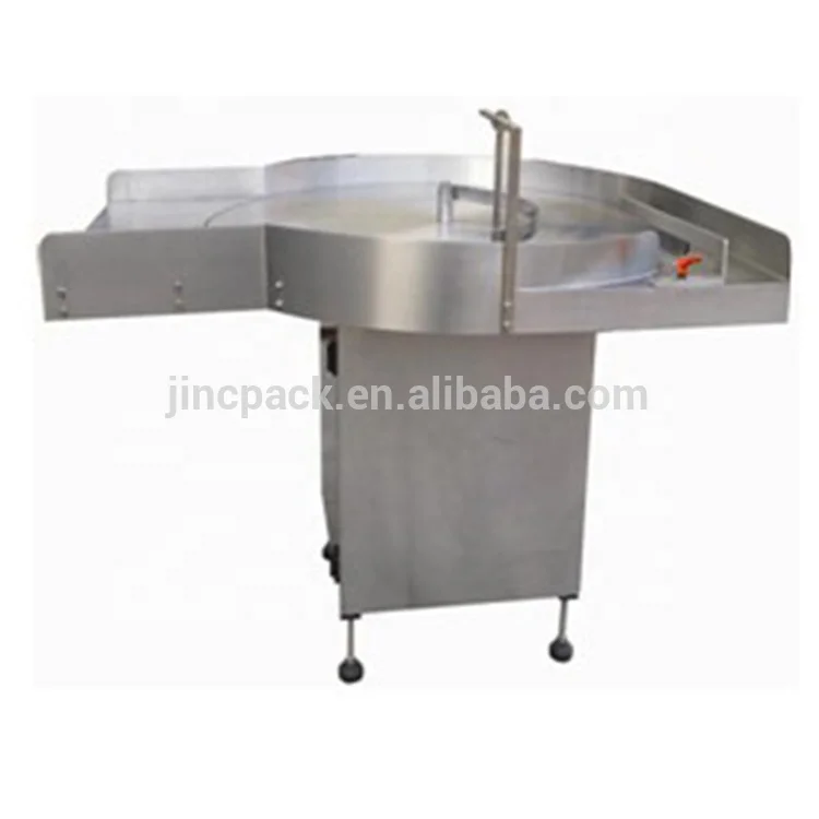 Automatic Round Rotating Plastic Glass Bottle Collecting Machine Food ...