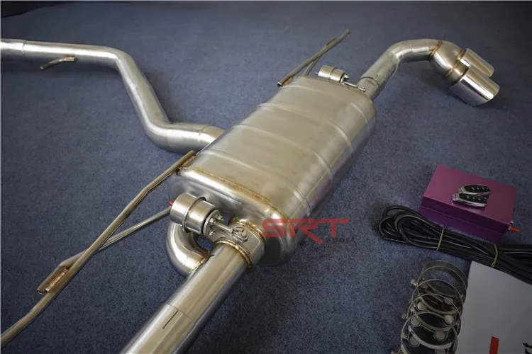 Exhaust System Pipe for BMW X5 E70 F15 Muffler with Valve Control