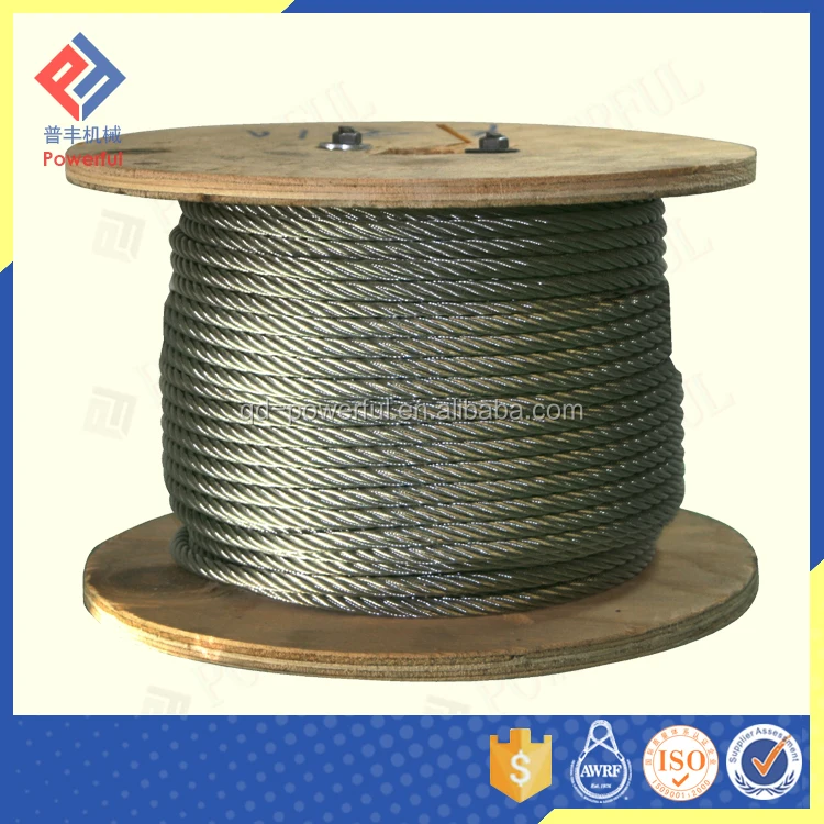 Oiled Spliced Soft Steel Wire Rope Cable Sling with Double Loops
