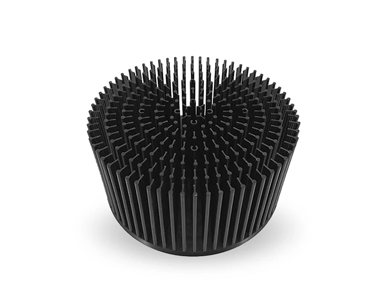 Round Aluminum Heatsink 50mm to 150mm for 60W and 100W LED Lighting ...