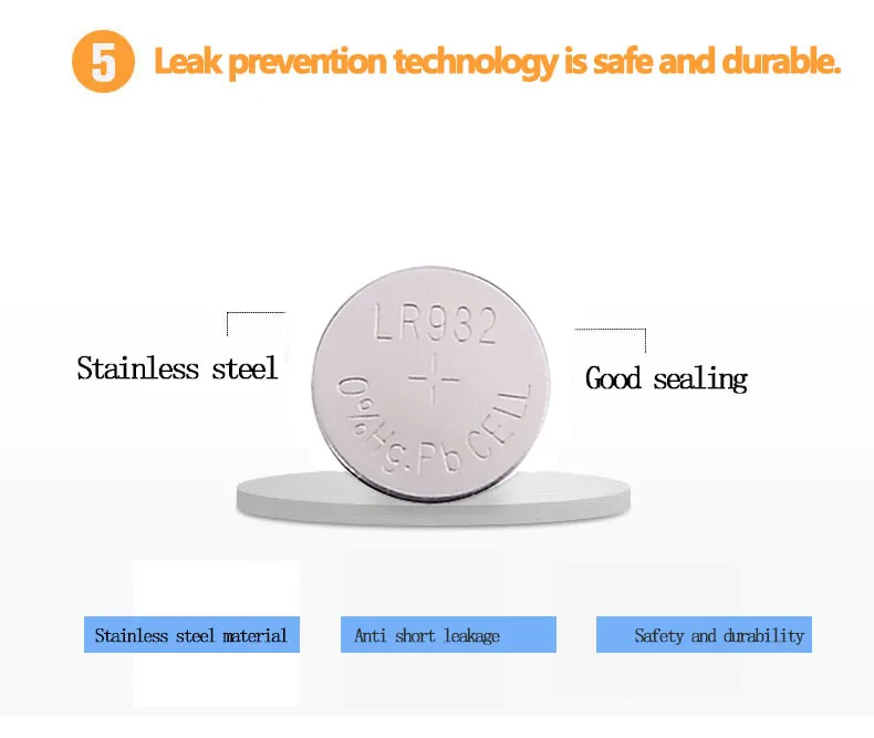 LR932/AG9 Battery - High Quality 1.5V Button Cell