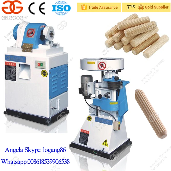 Ce Approved High Efficient Wooden Dowel Making Machine Wood Dowel ...
