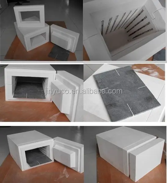 High Temperature Ceramic Fiber Furnace Chamber Ceramic Heating Module ...