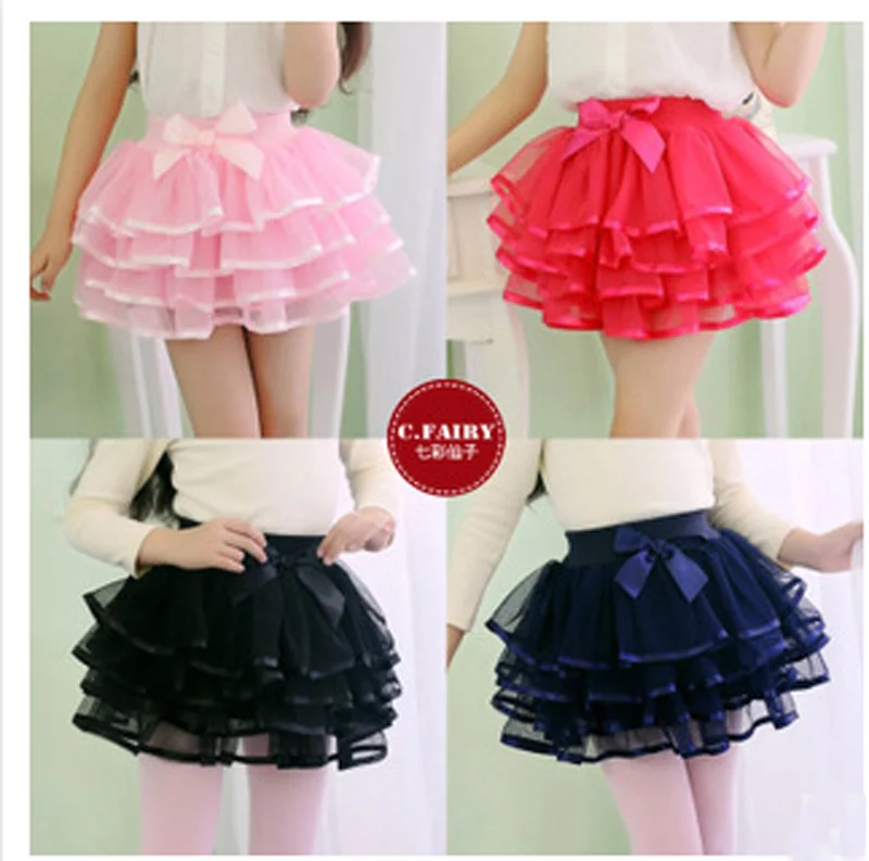 Lindo bebé falda de niña falda de la torta falda velo de niños de la ...