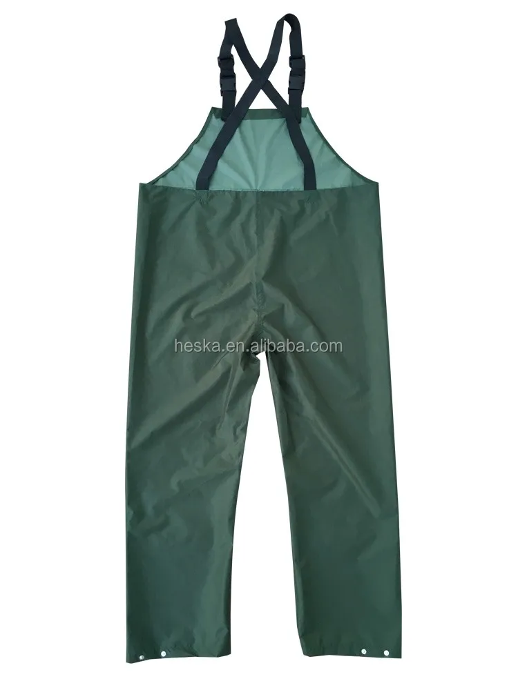 Mens Overall 100% Polyester Pvc Waterproof Trousers Rain Bib - Buy Rain ...