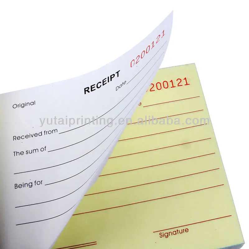 2014 Professionnal Sample Receipt Book Online Bulk Order - Buy Sample ...