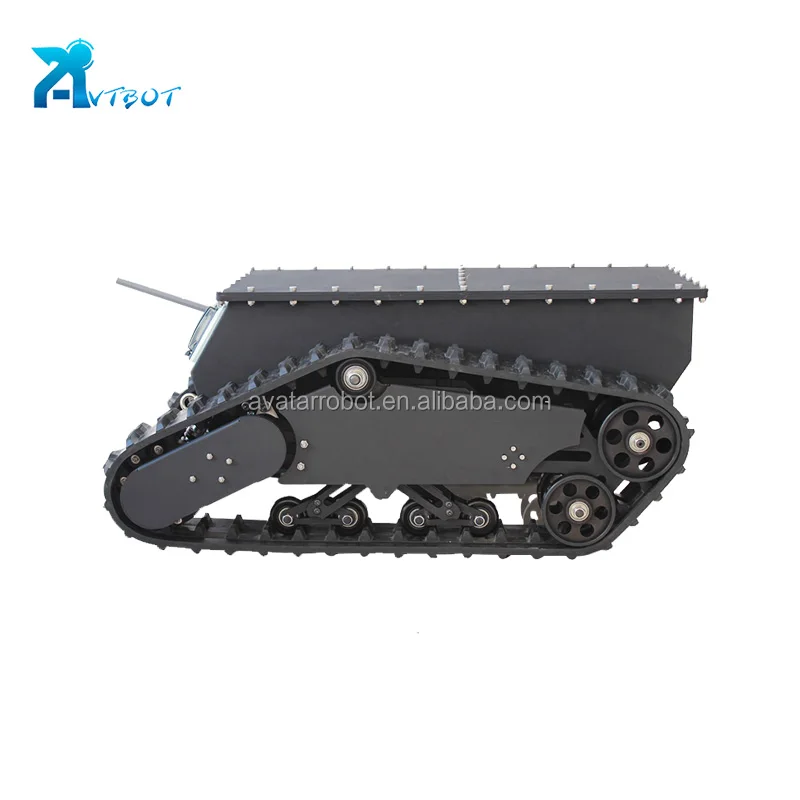 Rover 5 Rubber Track Tank Chassis Robot Mobile Car Platform