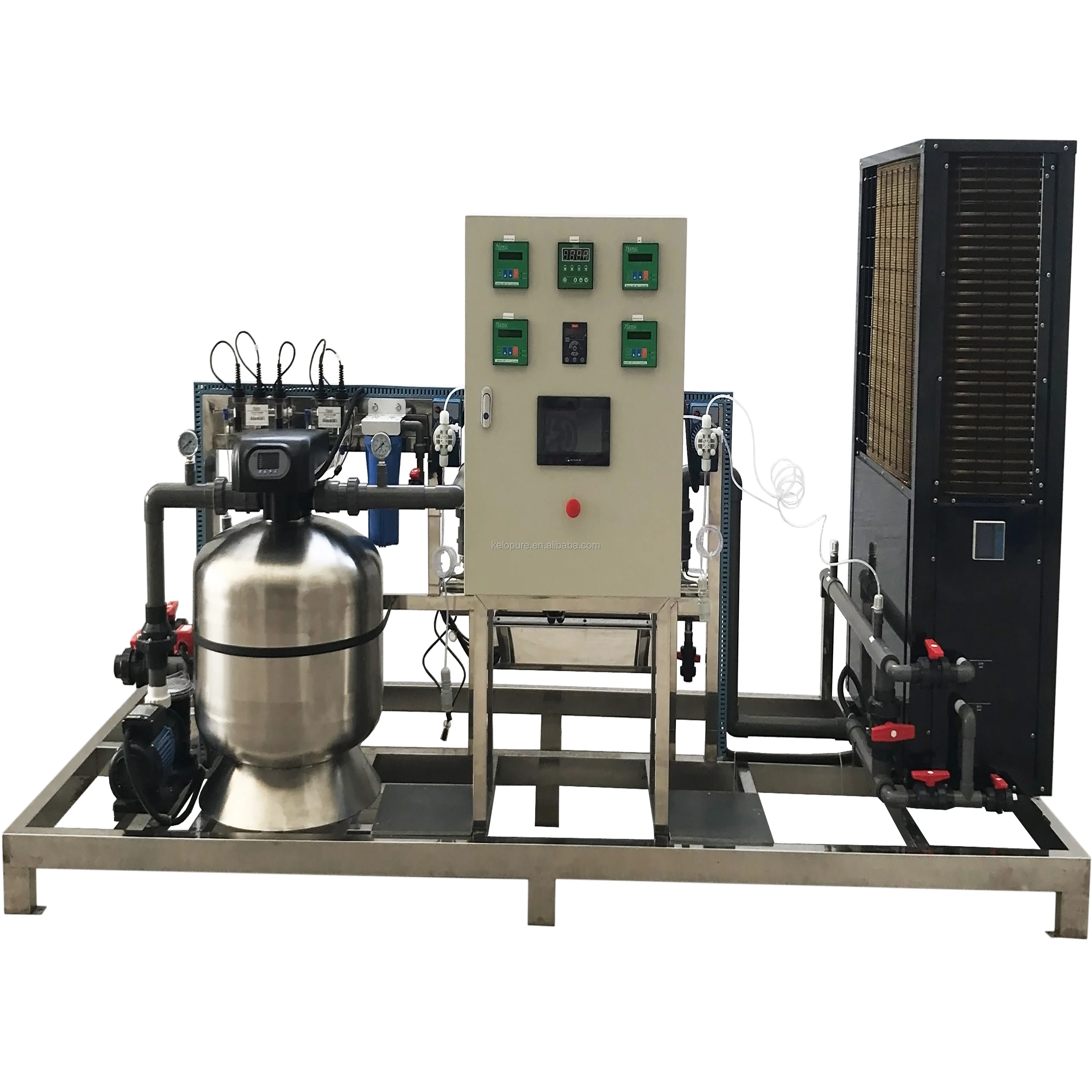 Customized One Set Swimming Pool Water Filtration Skid Emaux Sand ...