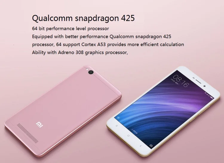 Global Version Eu Xiaomi Redmi 4a Mi Redmi4 A Mobile Phone 2gb Ram 16gb ...