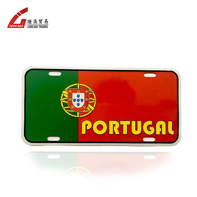 Wholesale Custom Embossed Design Aluminum Mini License Plates