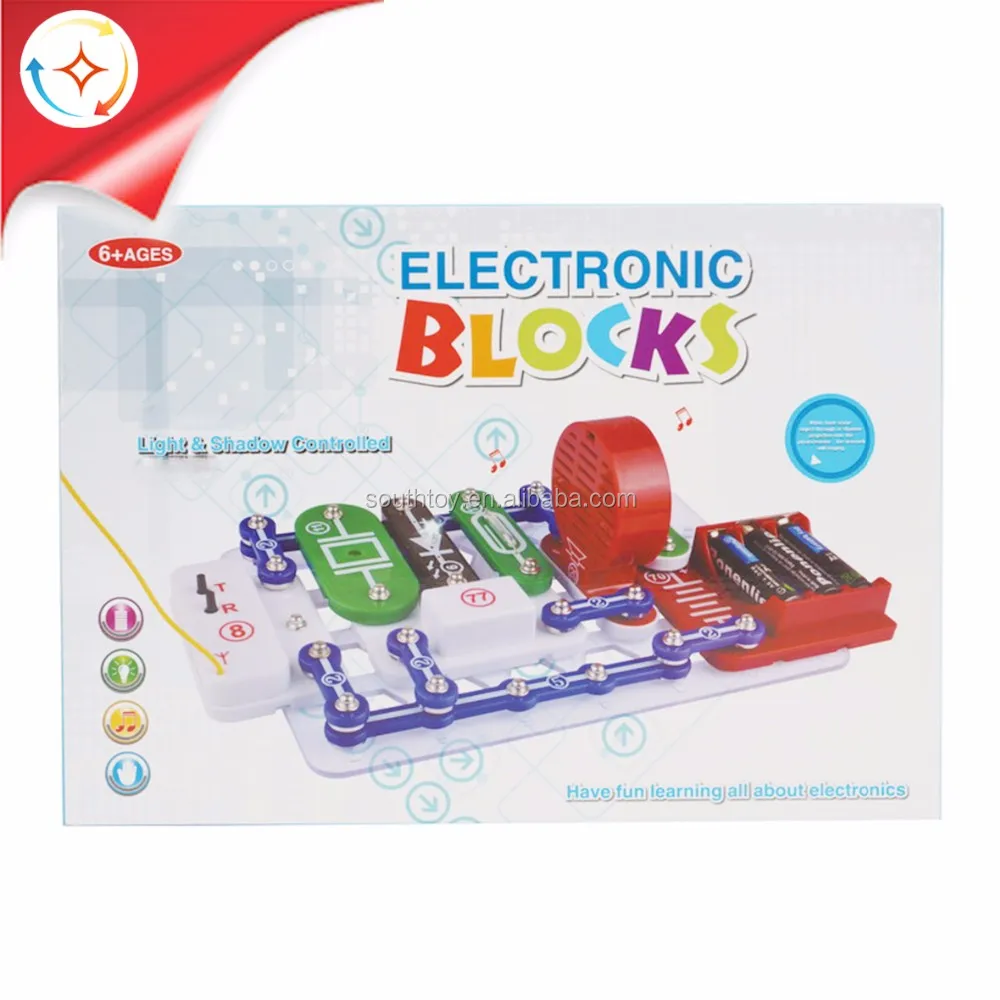 Stem Toys Lights And Shadow Controlled Electronics Circuits Blocks ...