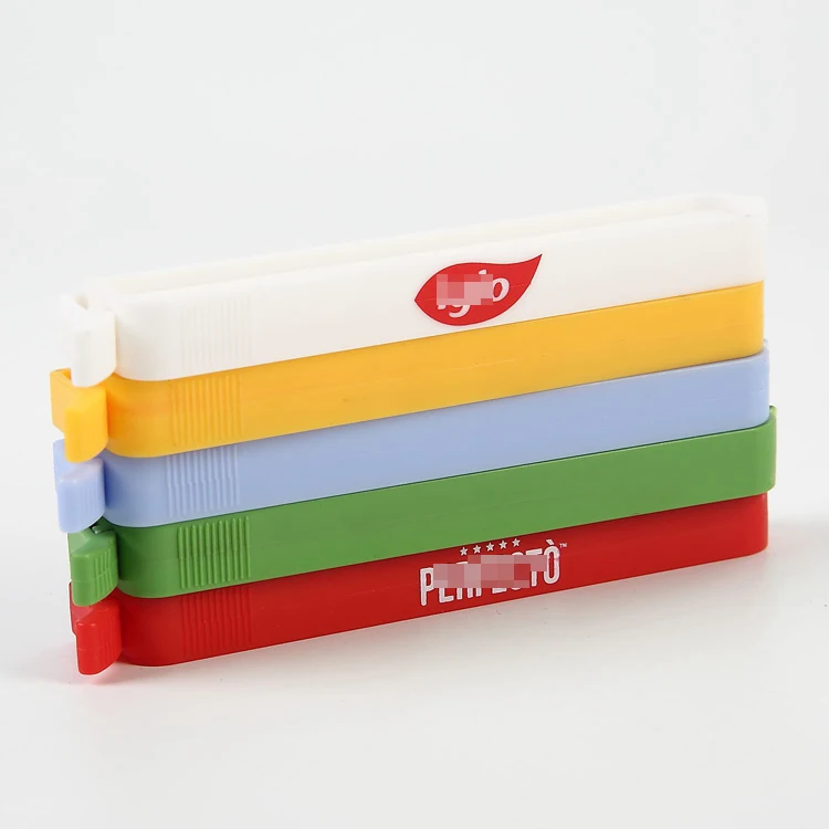 Promotional Items With Logo 11cm Cheap Plastic Seal and Pour Bag Clips ...