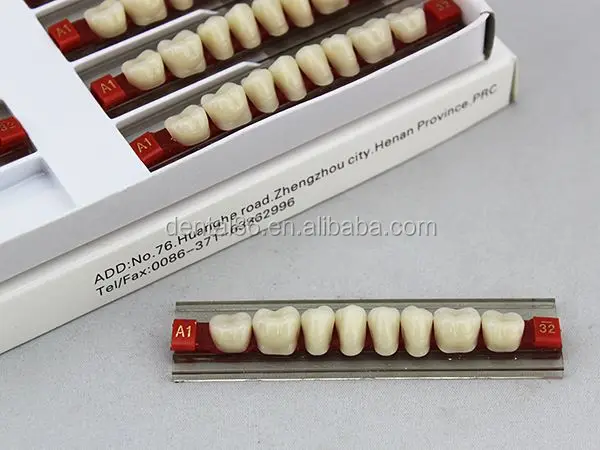 Hot Sale Acrylic Denture Teeth Full Mouth Set/posteriors/anteriors ...