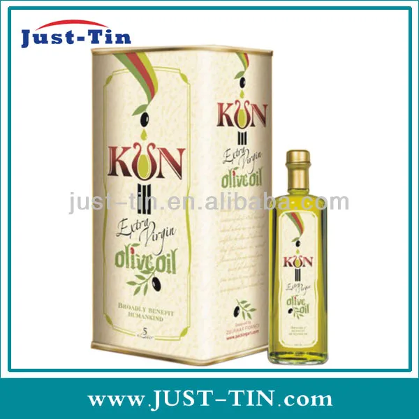 1 Gallon Cost Effective Metal Square Tin Oil Can For Olive Oil - Buy ...